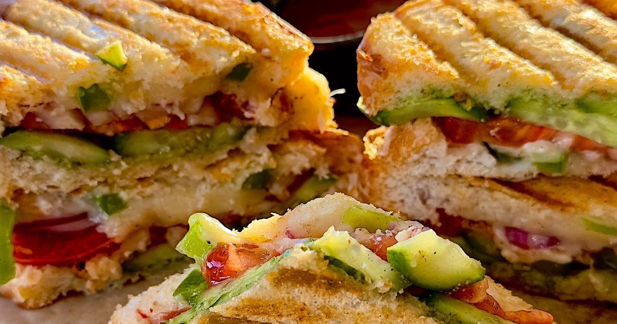 Vegetable Grilled Sandwich Recipe By Shruti Naik