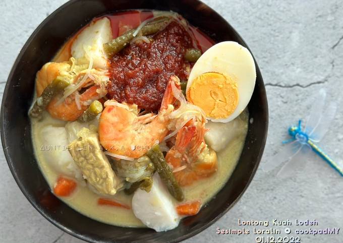 Resipi Lontong Kuah Lodeh oleh Sesimple Loralin - Cookpad