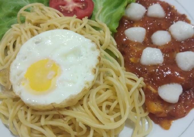 Resep Spaghetti Enak Dan Mudah oleh Mamah Aura - Cookpad