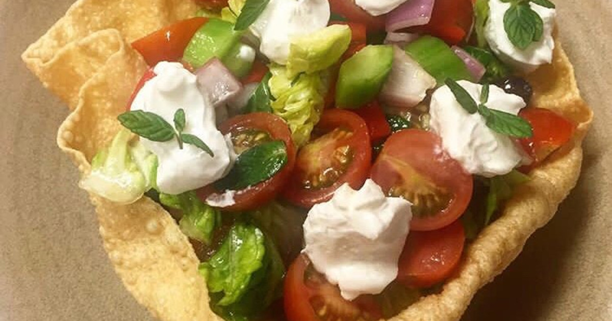 Popdam Fattoush Salad Recipe by Ajay Kumar Siotra - Cookpad