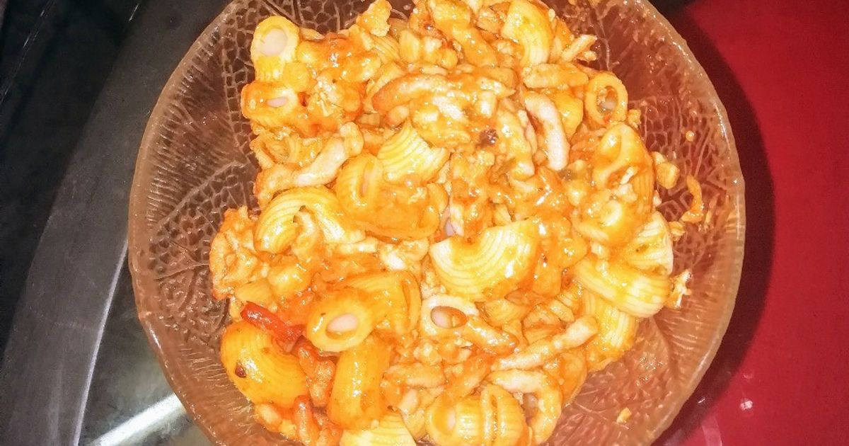 Pasta Tiburón Con Carne Picada Y Chorizo Receta de Chelo Gutierrez- Cookpad