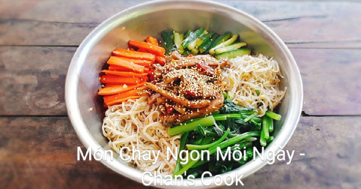Cách Làm Món Cơm Trộn Hàn Quốc Chay của Món Chay Ngon Mỗi Ngày - Chan's ...