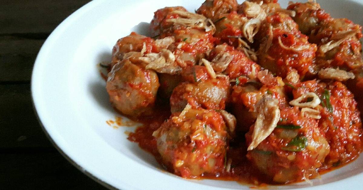 Resep Bakso Mercon oleh Indry Hapsari - Cookpad