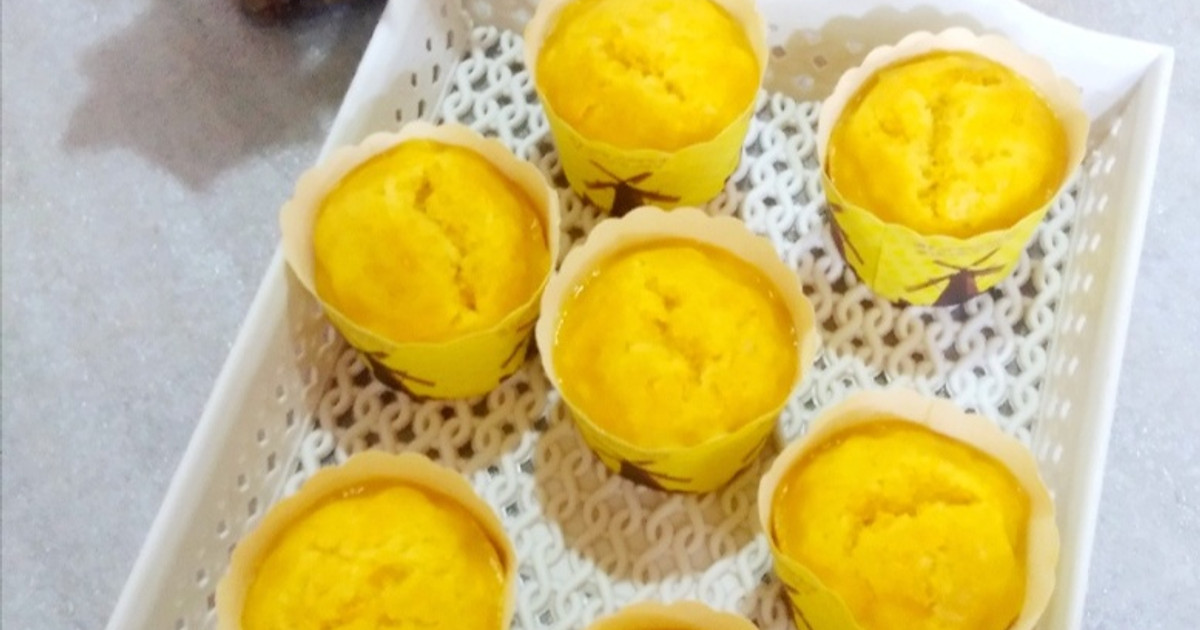 Resep Bolu Kukus Labu Parang/Perenggi (Kuning) (Hanya Di Aduk Tanpa ...