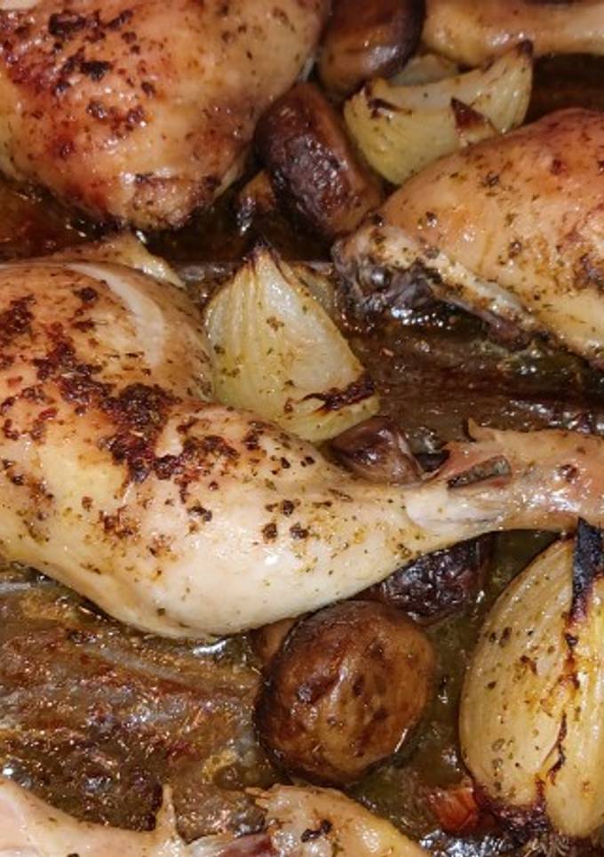 My Saturday night roasted chicken 🍗 Recipe by mandy - Cookpad