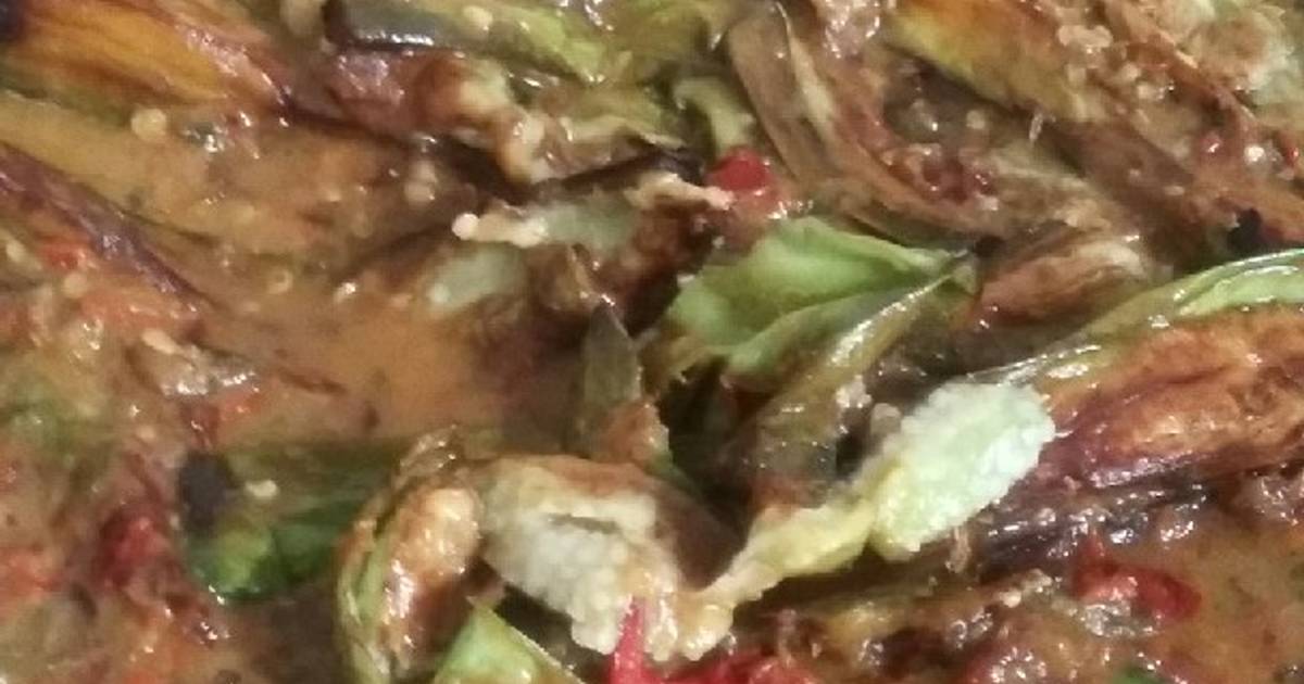 Resep Pecel terong ijo oleh nafisa - Cookpad
