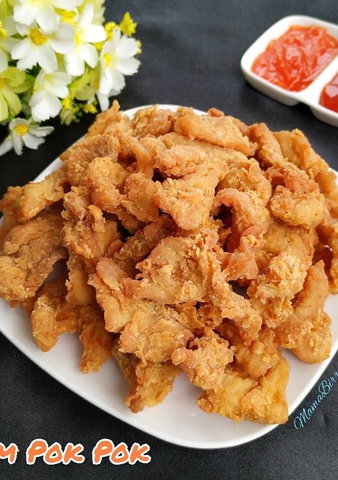 Resep Ayam Pok Pok (Chicken Popcorn) oleh Hayati MS - Cookpad