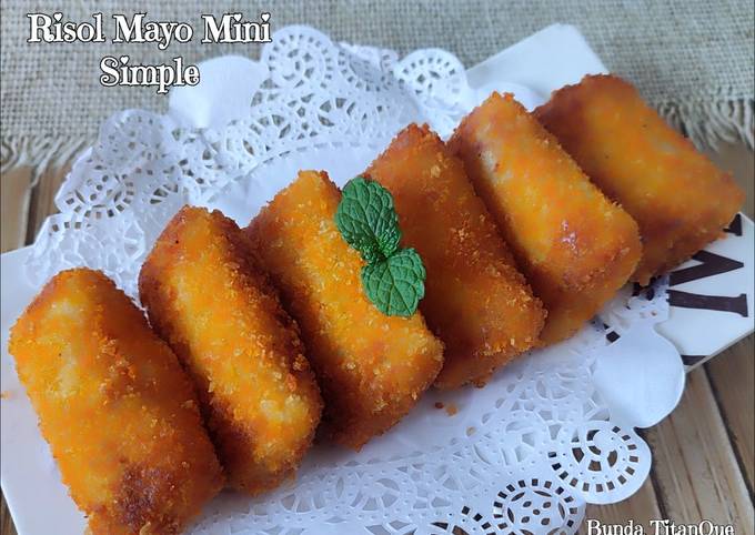 Resep Risol Mayo Mini Simple oleh Bunda TitanQue - Cookpad