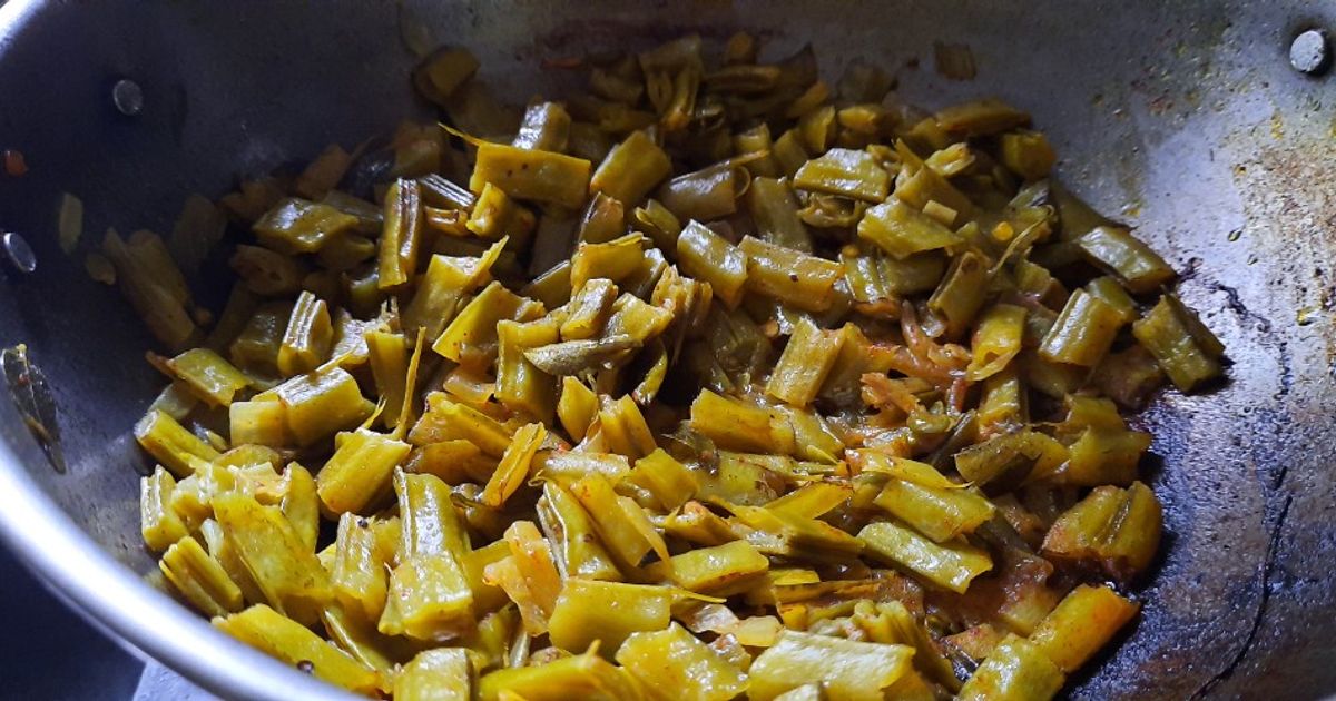 No Onion No Garlic | Simple Cluster Beans Sabji | Cluster Beans Fry ...