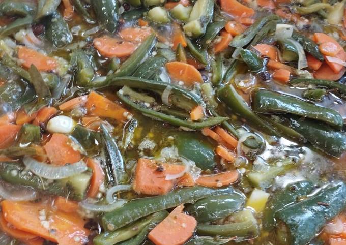 Rajas de chiles jalapeños en vinagre Receta de Eduardo Luna- Cookpad