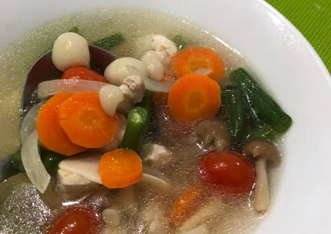 Resep Sup Sayur Ikan Tuna Batita oleh Stef Jn - Cookpad