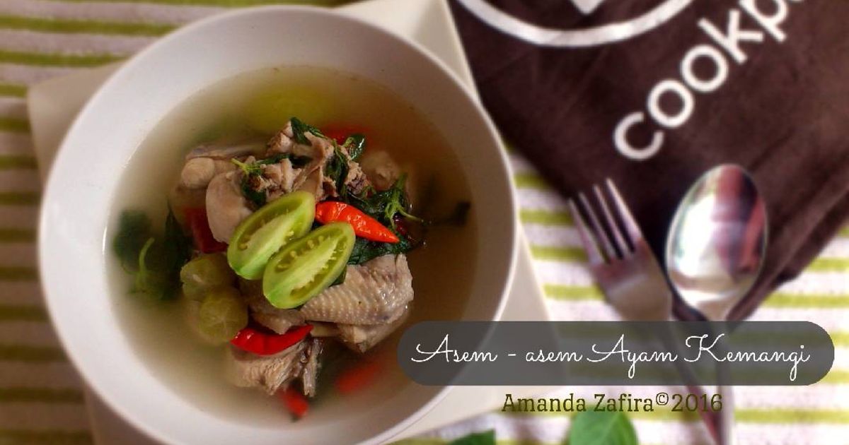 Resep Asem Asem Ayam Kemangi oleh Amanda Garden To Table - Cookpad