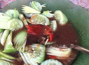 Resep rujak kuah pindang rumahan enak dan mudah - Cookpad