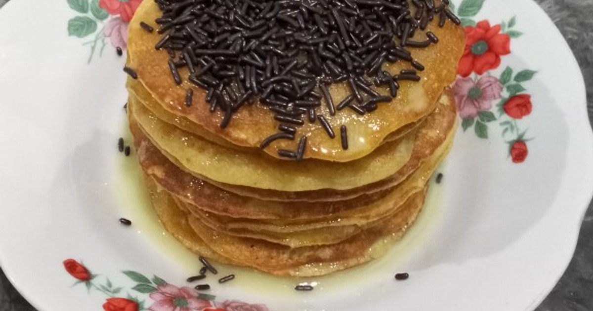 Resep Pancake Simple oleh lusi - Cookpad
