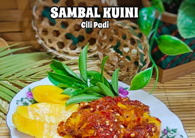 Resipi 10:6:24 - Sambal kuini Cili padi oleh Hani Shaimi - Cookpad