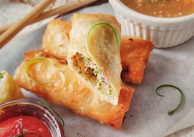 Spring roll Recipe by Sanober Danish - Cookpad