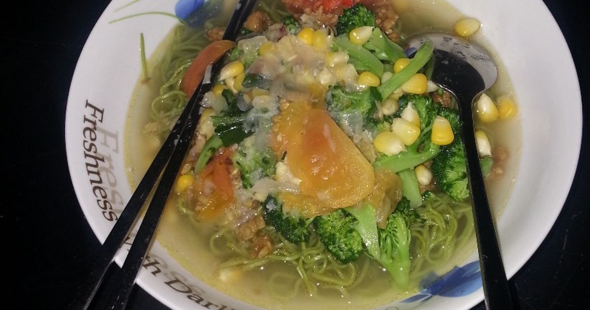 Resep Mie Sup Sehat Tanpa Ayam oleh Eunice Zanna - Cookpad
