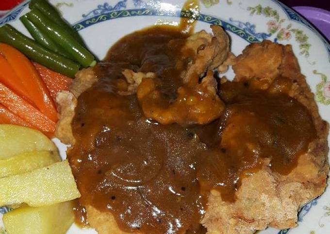 Resep Chicken Crispy Steak oleh Lse Lusia - Cookpad