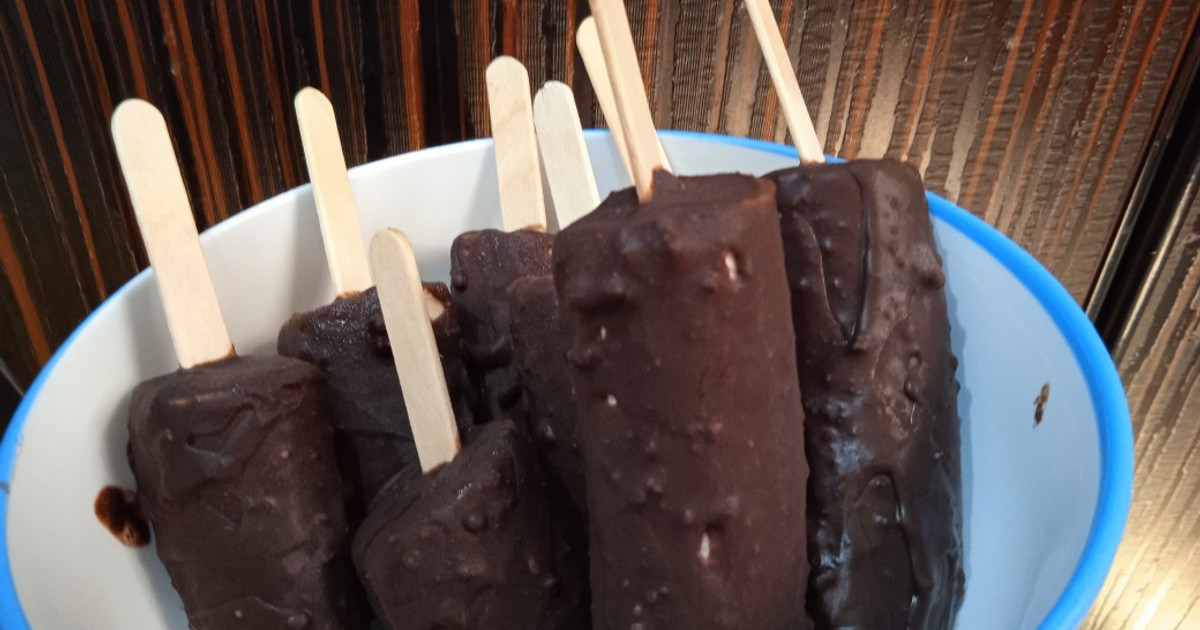 Resep Es Kulkul/Es Pisang Coklat oleh ummu hanaan - Cookpad