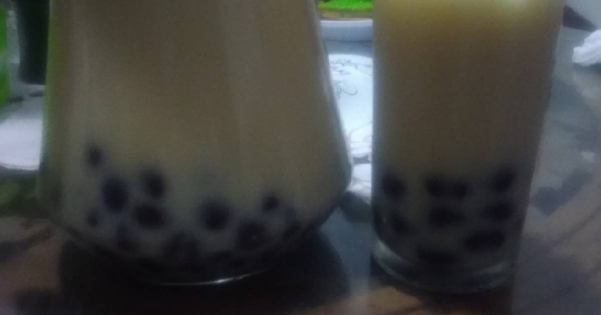 Resep Es teh boba kekinian yang simple oleh Bintang Kejora - Cookpad