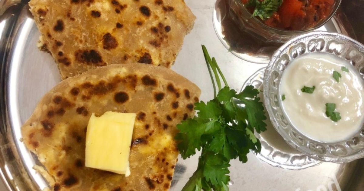 Whole Wheat Paneer Stuffed Parathas Recipe by Supraja Nagarathinam ...