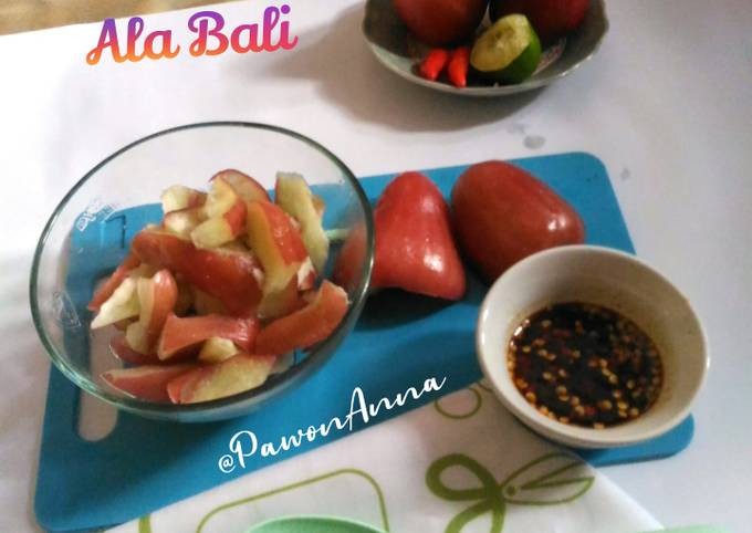 Resep Rujak Jambu Air Sambal Cocolan Ala Bali oleh Pawon Ndeso Artikah ...