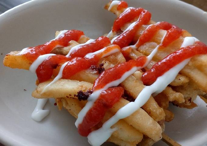 Resep Hottang (hot dog kentang) oleh Preminger - Cookpad