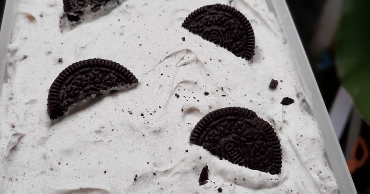 Resep Ice Cream Oreo oleh frisa ica - Cookpad
