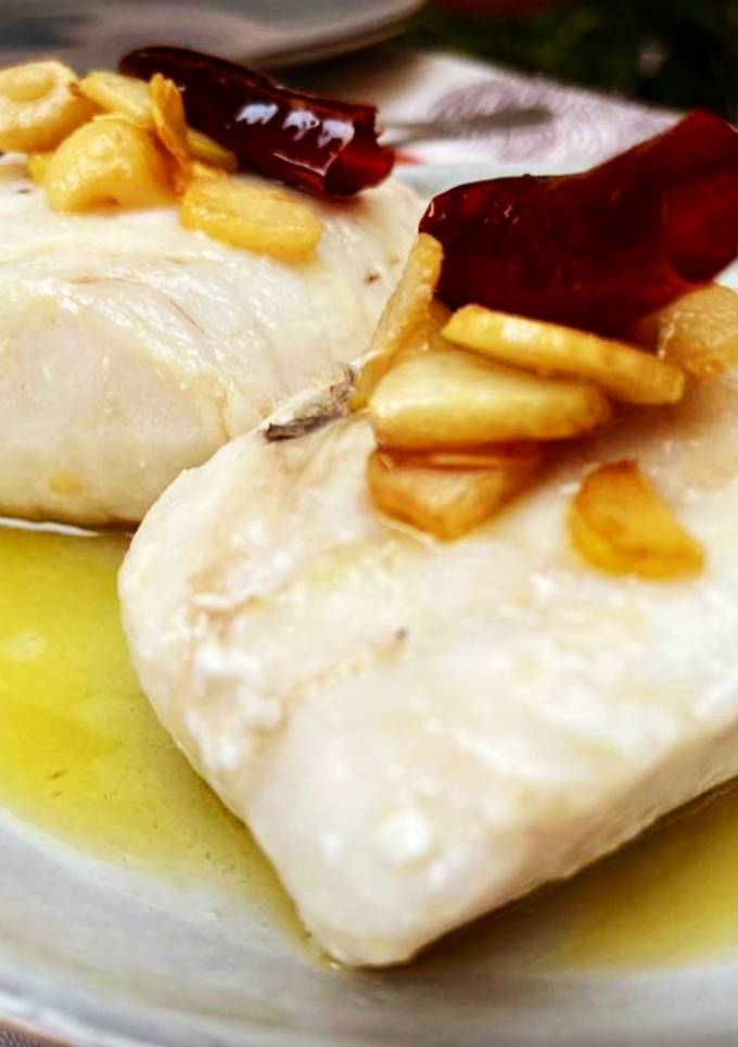 Lomos de Merluza a la bilbaína Receta de Cocina con Barbara- Cookpad