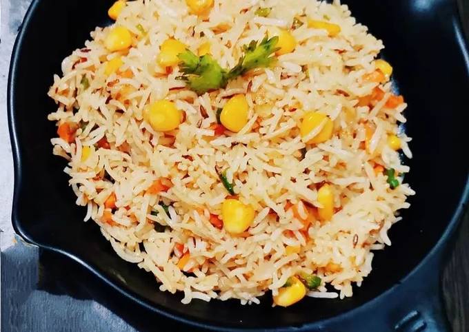 Sweet corn Biryani Recipe by Sarita Srivastava - Cookpad
