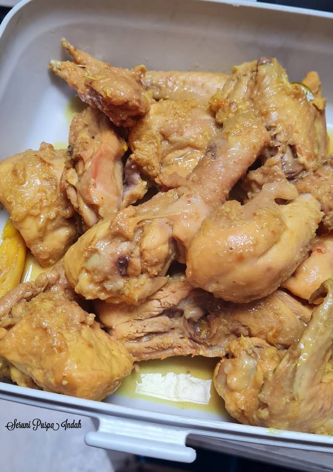 Resep Ayam Ungkep Bumbu Kuning (Stock Frozen) oleh Seruni Puspa Indah ...