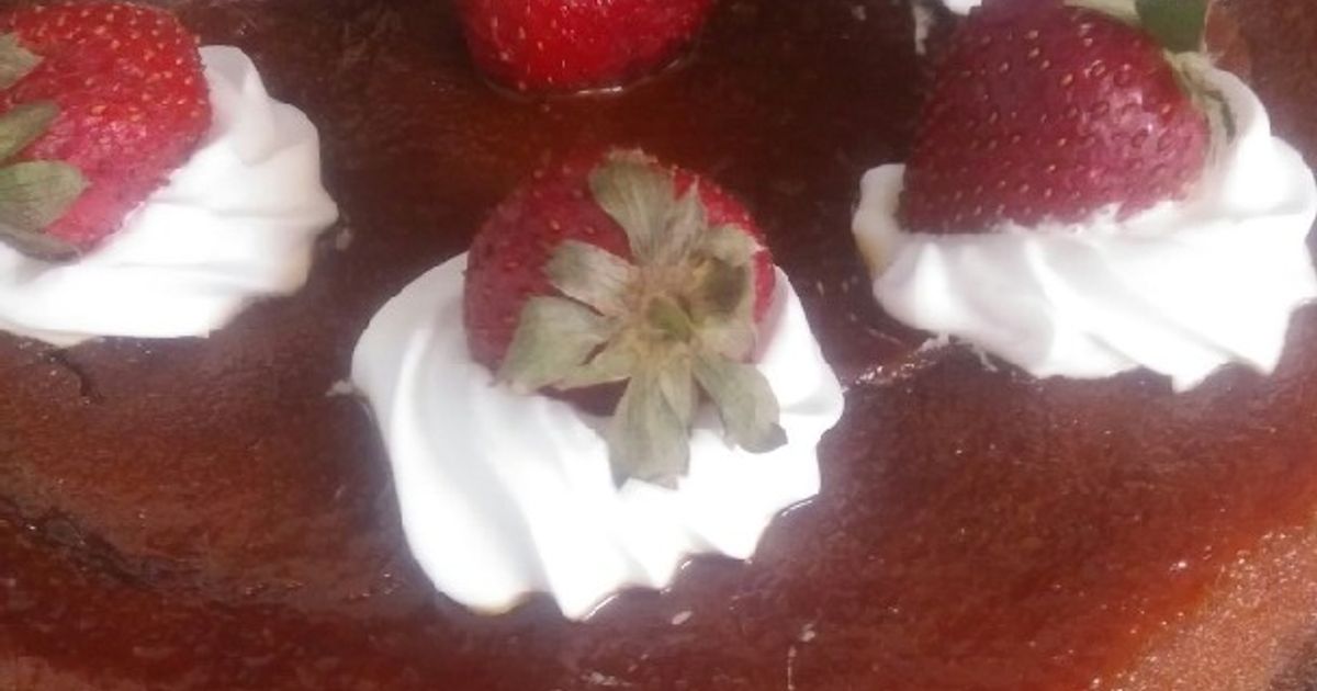 Chocoflan Receta de JARED XAMITL CRUZ BARZA- Cookpad