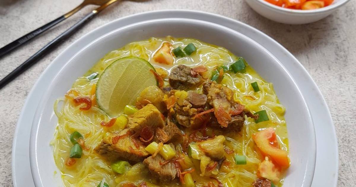 Resep Soto Daging Kuah Susu oleh Uci Mandasari - Cookpad