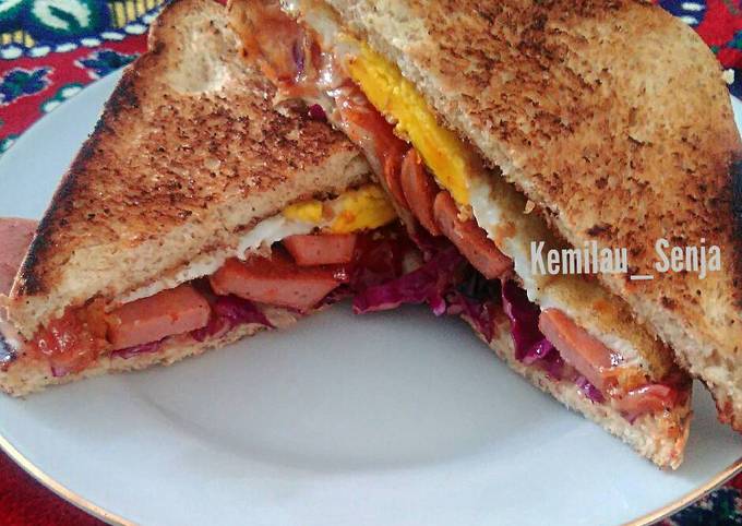 Resep Lovely Sandwich oleh Kemilau Senja - Cookpad