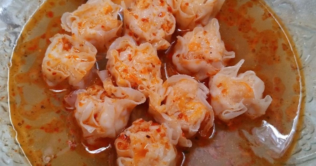 Resep Dimsum Kuah Chili Oil (Anti Gagal) oleh Vya Anggia - Cookpad