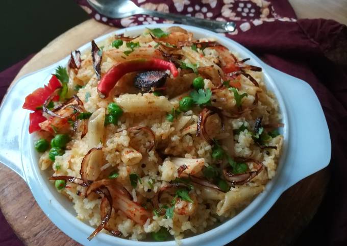 Pasta fried rice Recipe by Anamika Bhatt - Cookpad
