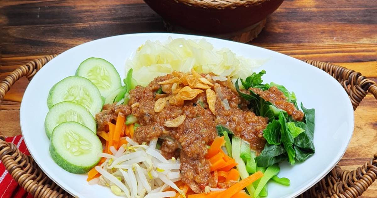 37 resep lotek makanan khas bandung enak dan mudah - Cookpad