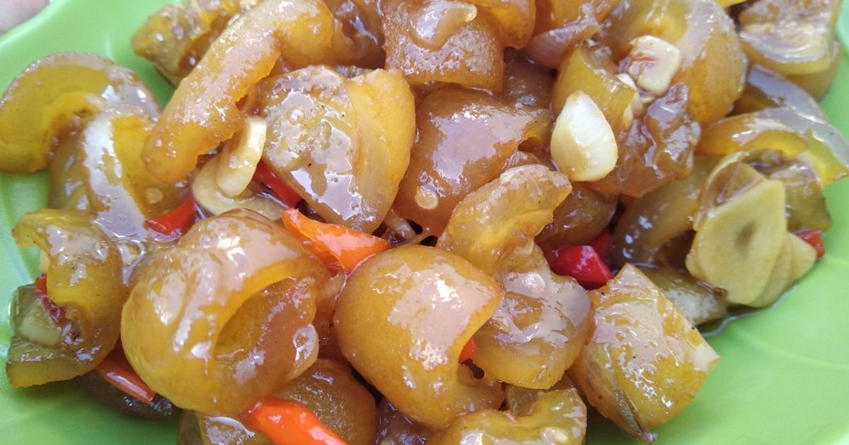 Resep oseng kulit sapi pedas manis rumahan enak dan mudah - Cookpad