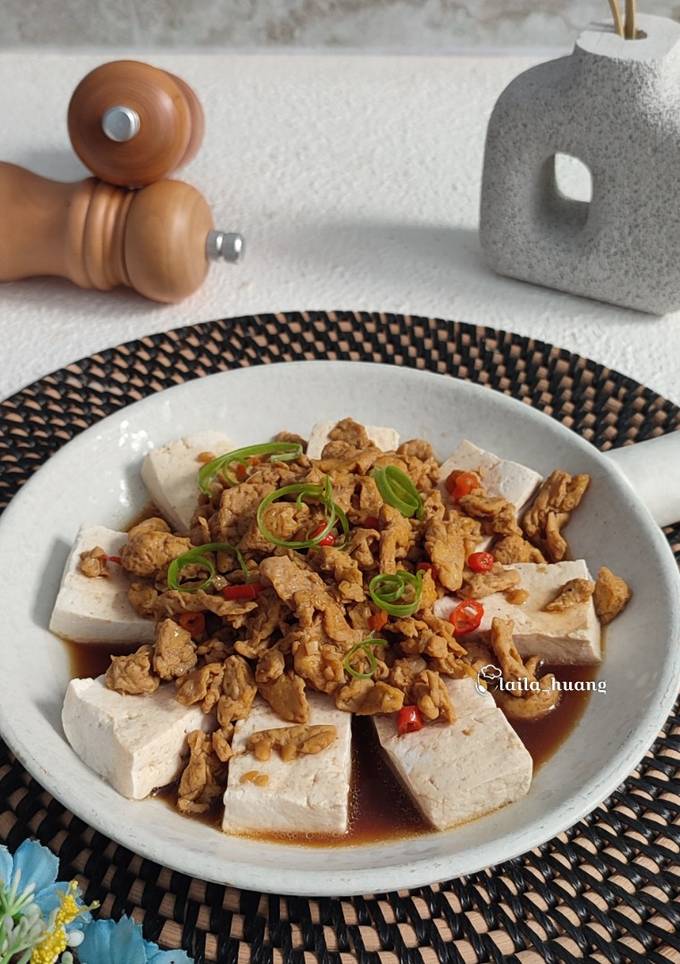 Resep Tahu Rebus Siram Kuah Telur Kecap oleh Laila_Huang - Cookpad