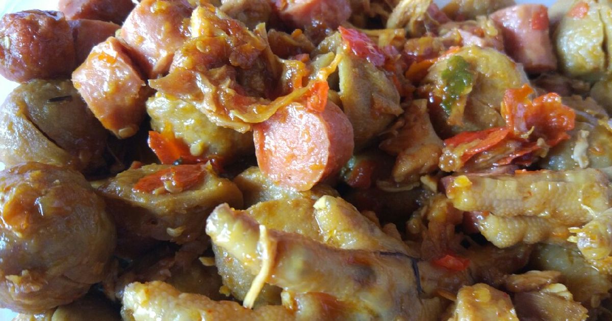 Resep Mix Baso Sosis Dan Ceker Ayam Goreng Seuha Ala Ummu Rasya oleh ...