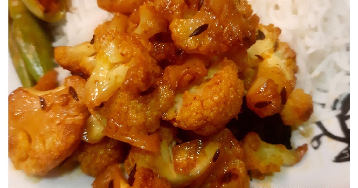 Gobhi Or Kauli Bhute Ko / Stir Fried Cauliflower Recipe by Jibita ...