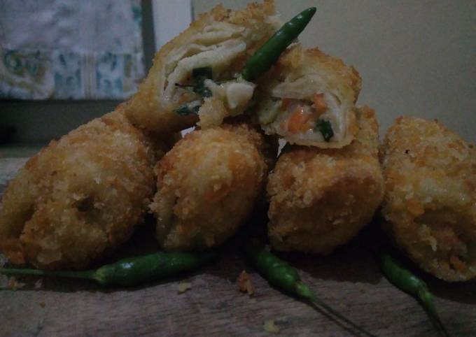 Resep Risol rogout vegetable oleh Anindya - Cookpad