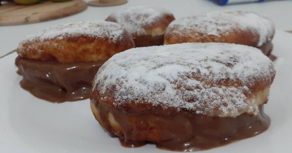Donas rellenas Receta de Dani Redondo- Cookpad