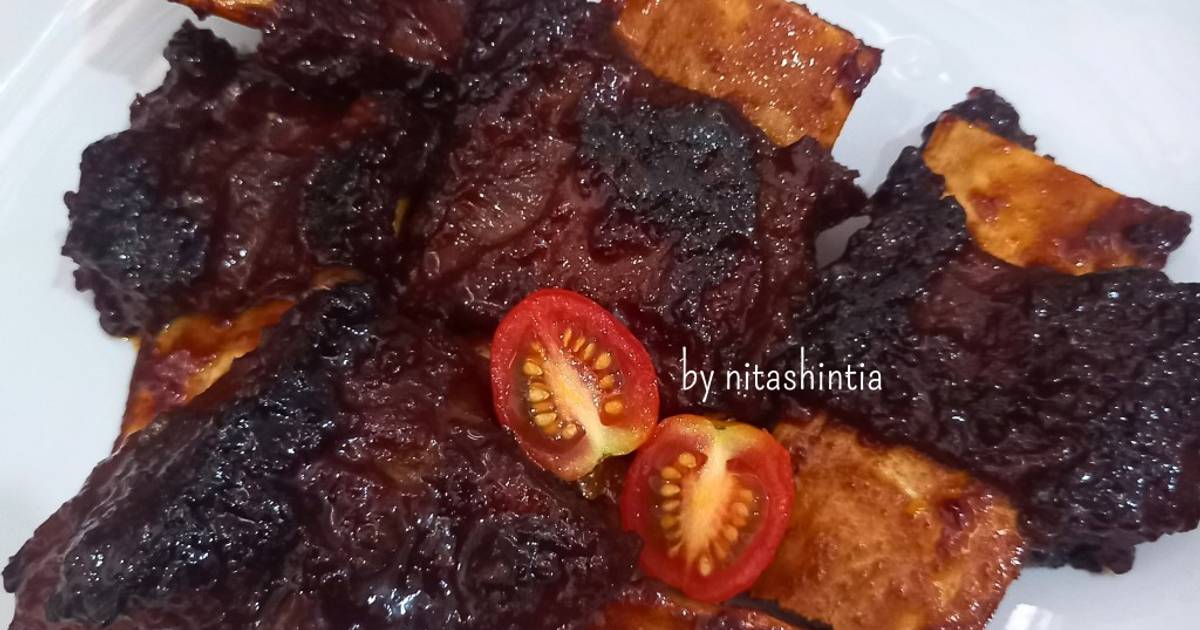 Resep Iga Sapi Bakar (teflon) oleh Nita Shintia - Cookpad
