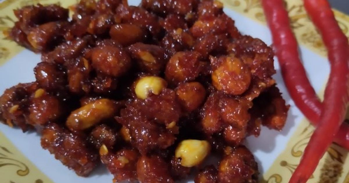 Resep Cemilan Kacang Balado oleh Mama Hai~Nan - Cookpad