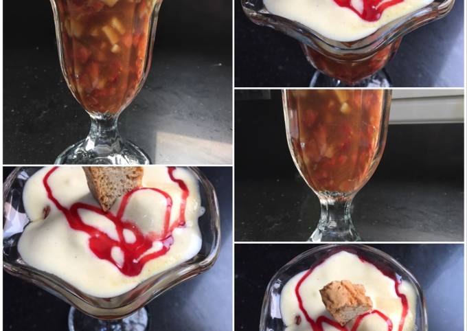 Copa de frutas 🍇 con helado 🍦 Receta de asuncion.mc- Cookpad