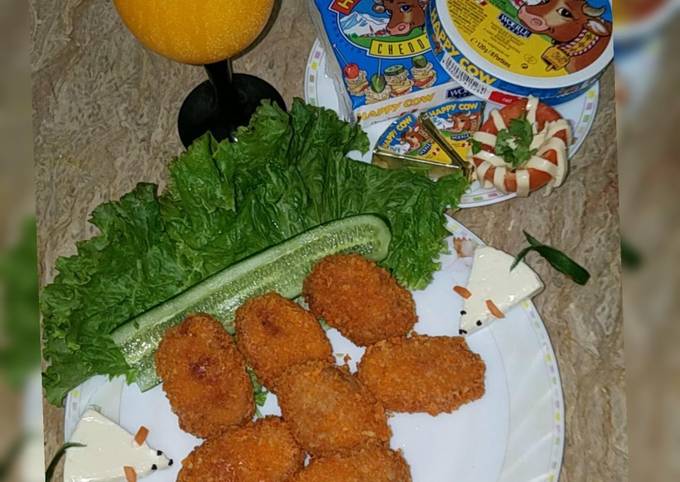 Chicken cheese croquettes Recipe by Fatima's Cook Book - Cookpad