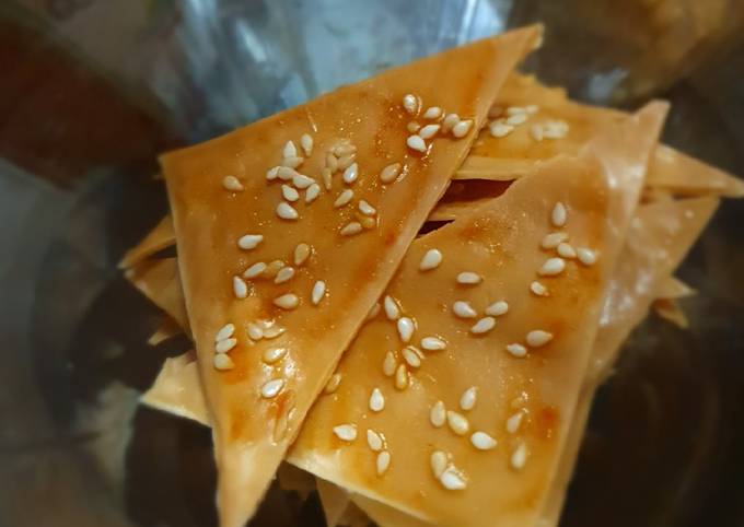 Resep Pangsit Keju Wijen oleh Angel - Cookpad