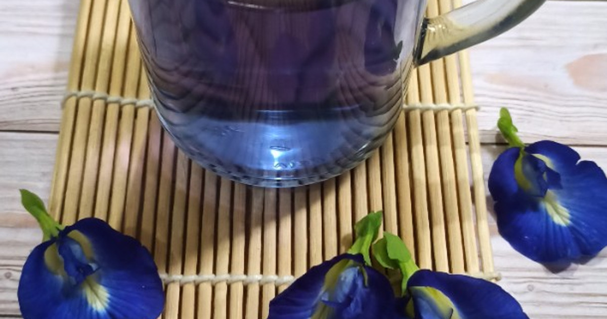 Resep Teh Madu Bunga Telang oleh Erni dwip - Cookpad