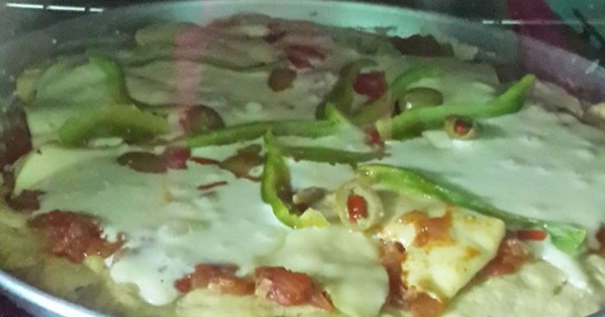 Pizza Mixta Con Masa Casera Receta de dianabarbozazayas- Cookpad